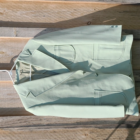 jcpenney | Suits & Blazers | Vintage 96 70s Mens Sage Green Western ...